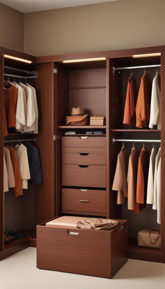 Dressing DIY pratique : Gagnez plus d'espace de rangement