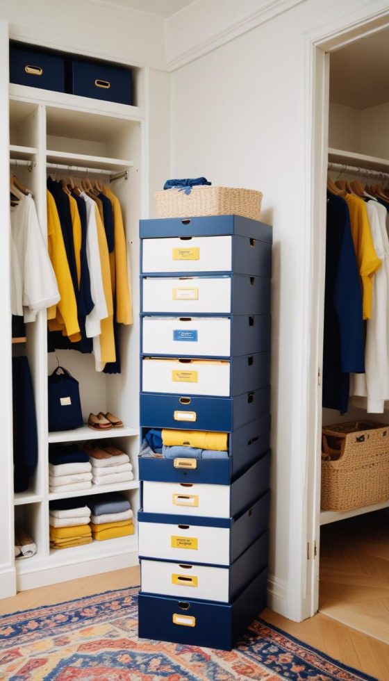 Dressing DIY pratique : Gagnez plus d'espace de rangement