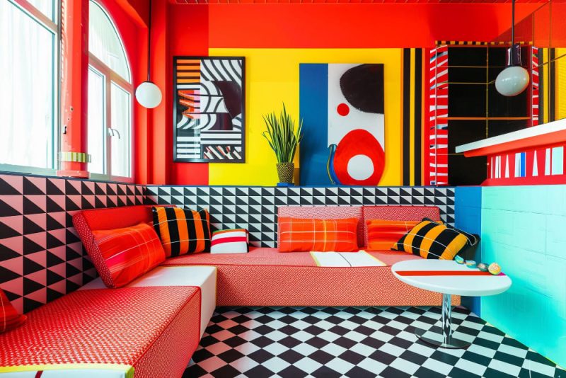Style memphis : Comment l'adopter sans encombrer votre intérieur