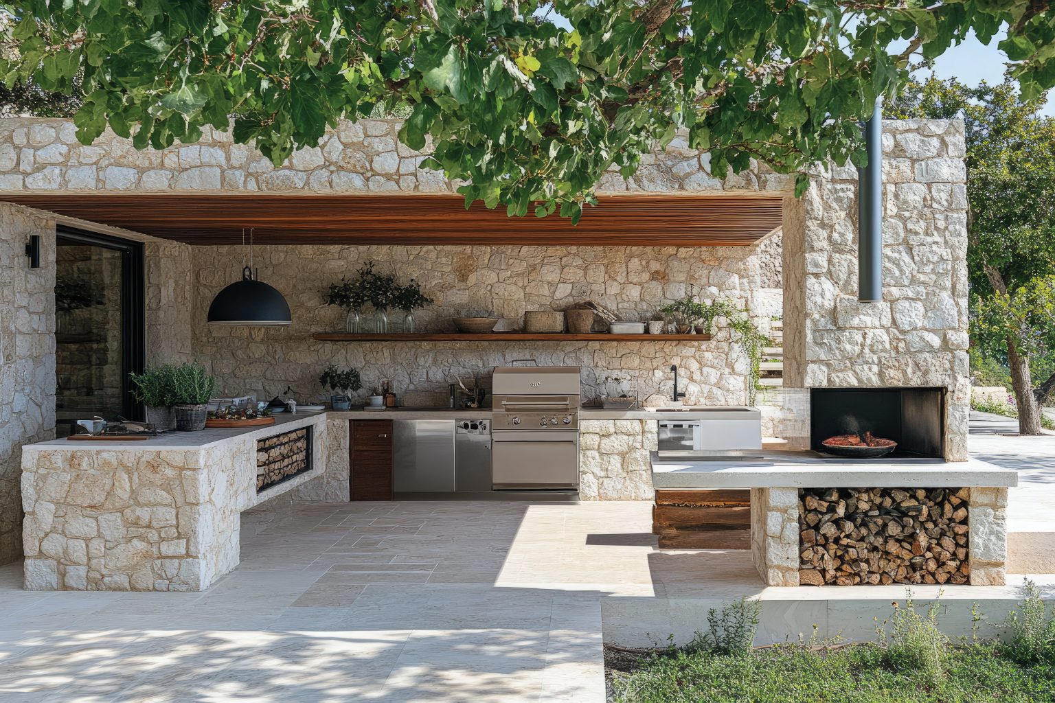 Cuisine D Ete En Pierre