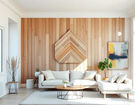 16 idées déco murale bois qui apportent du style à votre intérieur